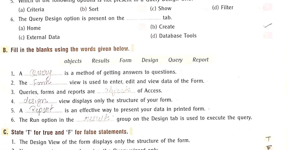 Bit by Bit | Chapter 3 Working with Queries, Forms and Reports | Class ...