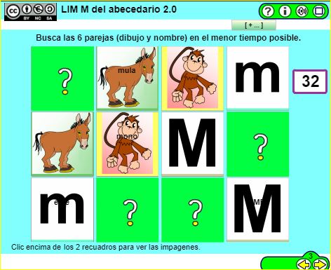 Jugando y aprendiendo juntos: Aprendo a leer y a escribir. La M