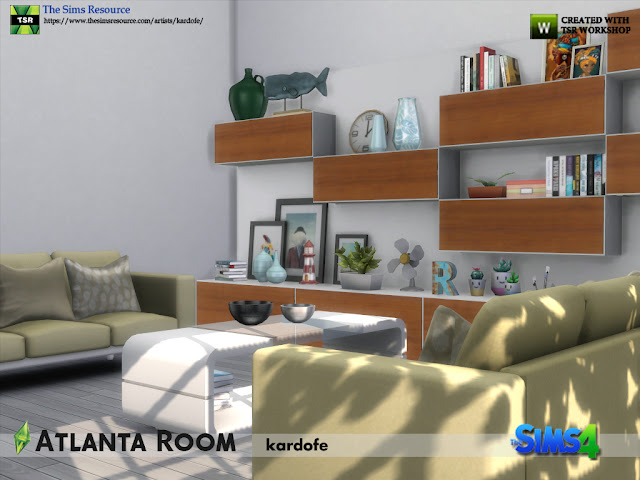 kardofe Creaciones Sims: ATLANTA ROOM