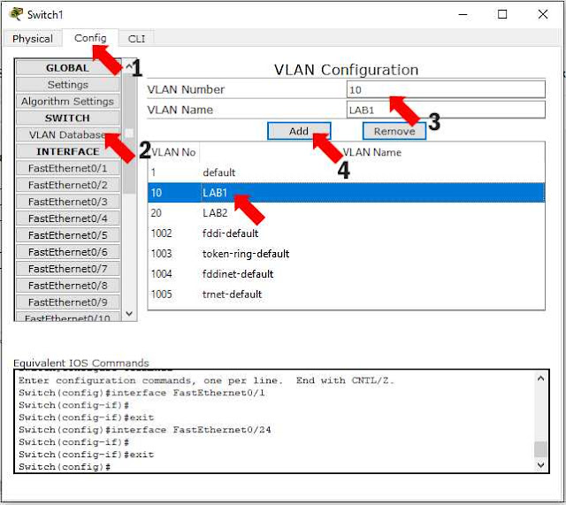 Cara Membuat VLAN Dengan Switchport Trunking di Cisco Packet Tracer Cara Membuat VLAN Dengan Switchport Trunking di Cisco Packet Tracer