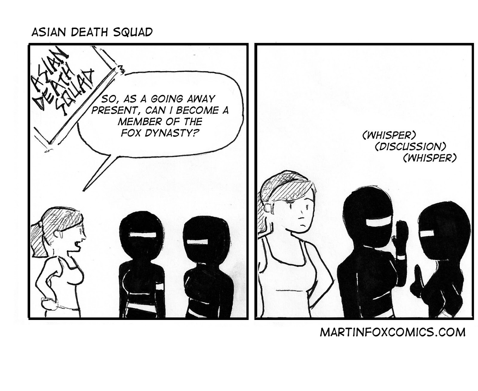 MFOX COMICS: New Cartoon: Asian Death Squad - hazing