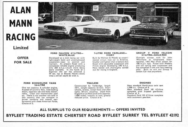 Just A Car Guy: Alan Mann racing engineers crafted a lightweight GT 40 ...