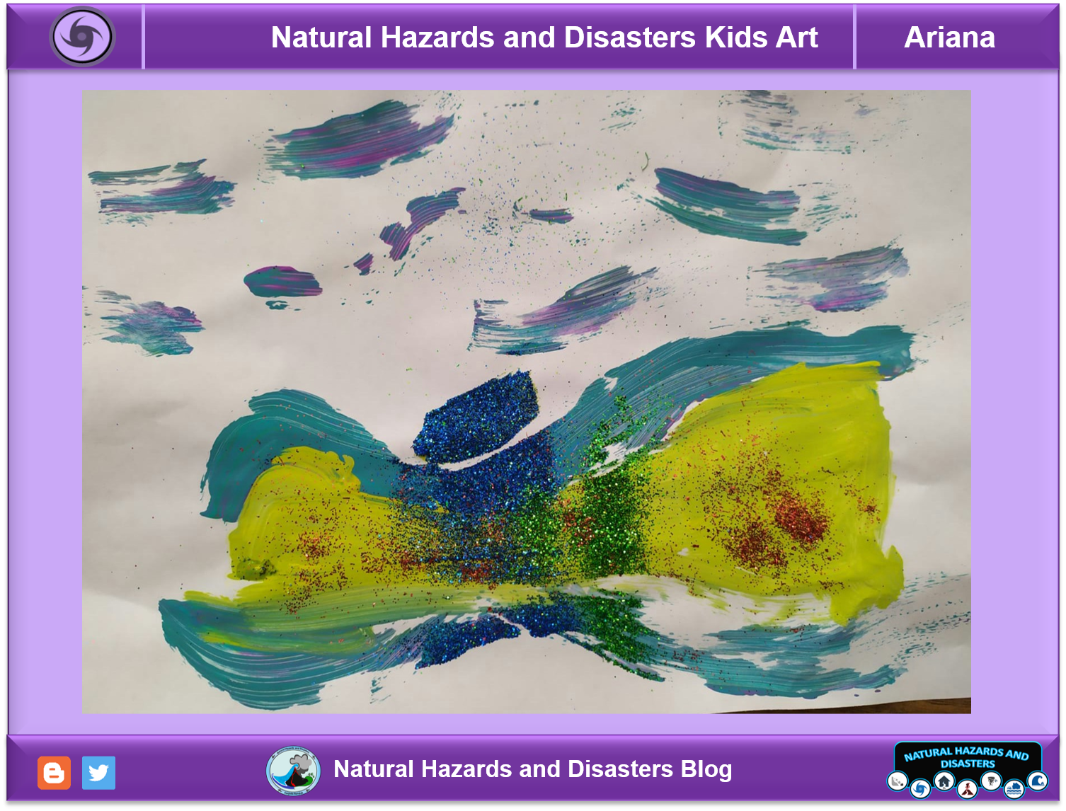 Natural Hazards and Disasters: Kids Art Work