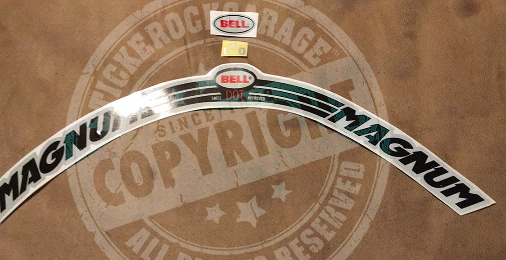 Retro and Vintage Garage: Bell Magnum LTD decal -Reflect