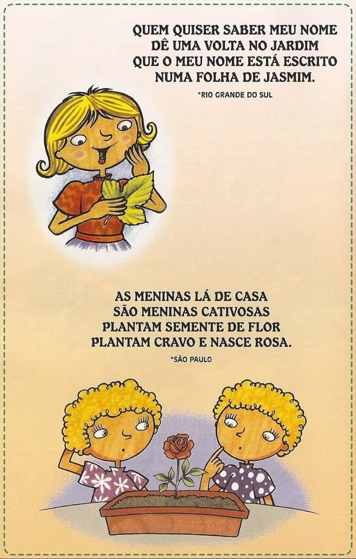 Quadrinhas ~ Atividades