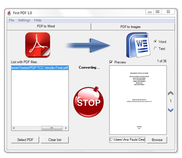Baixe Gratis e Completo: First PDF