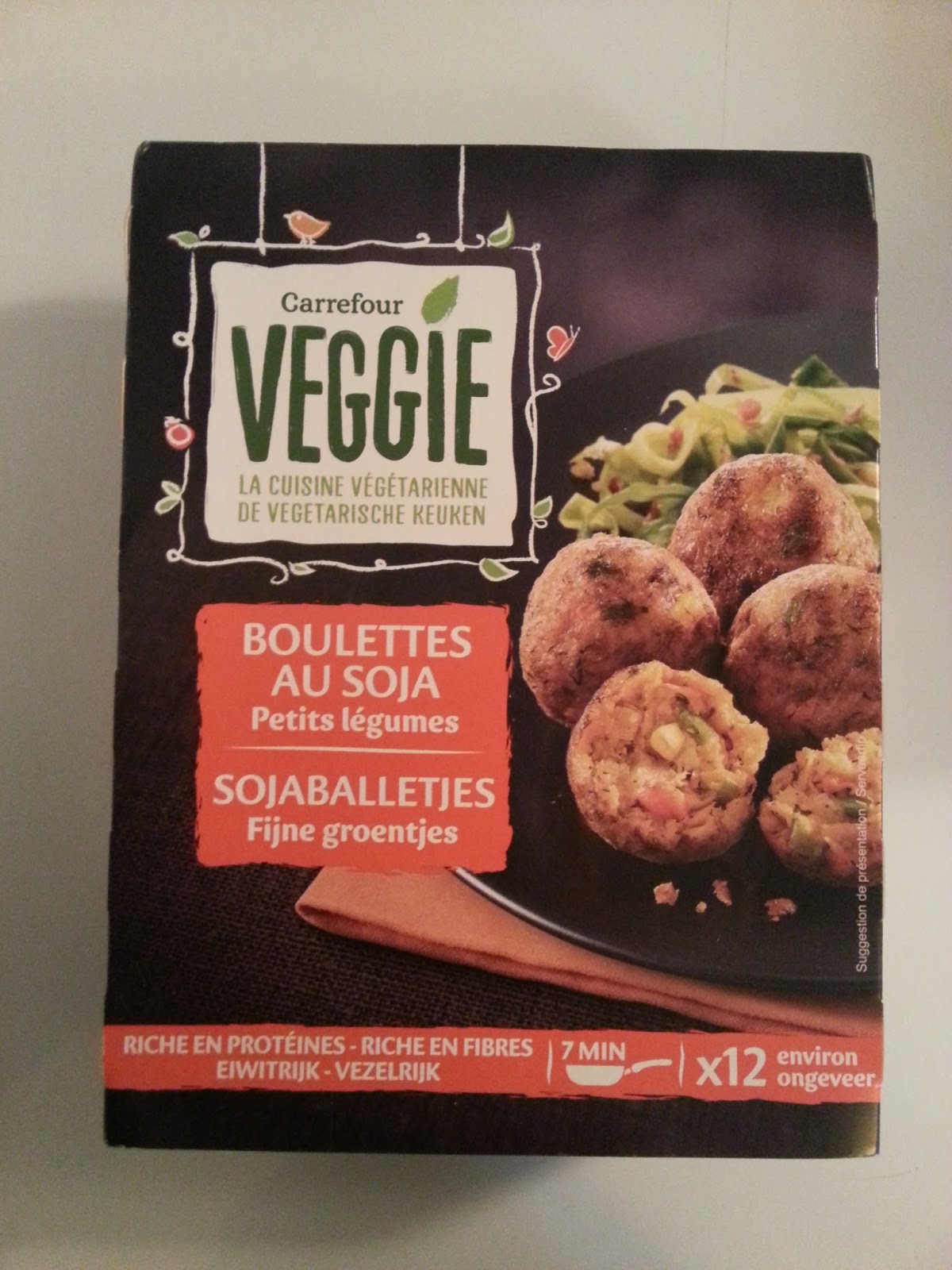 Fork Me: boulettes soja légumes carrefour veggie