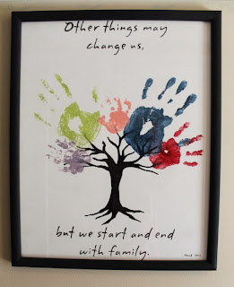 spoonfulofsassy: Hand Print Tree