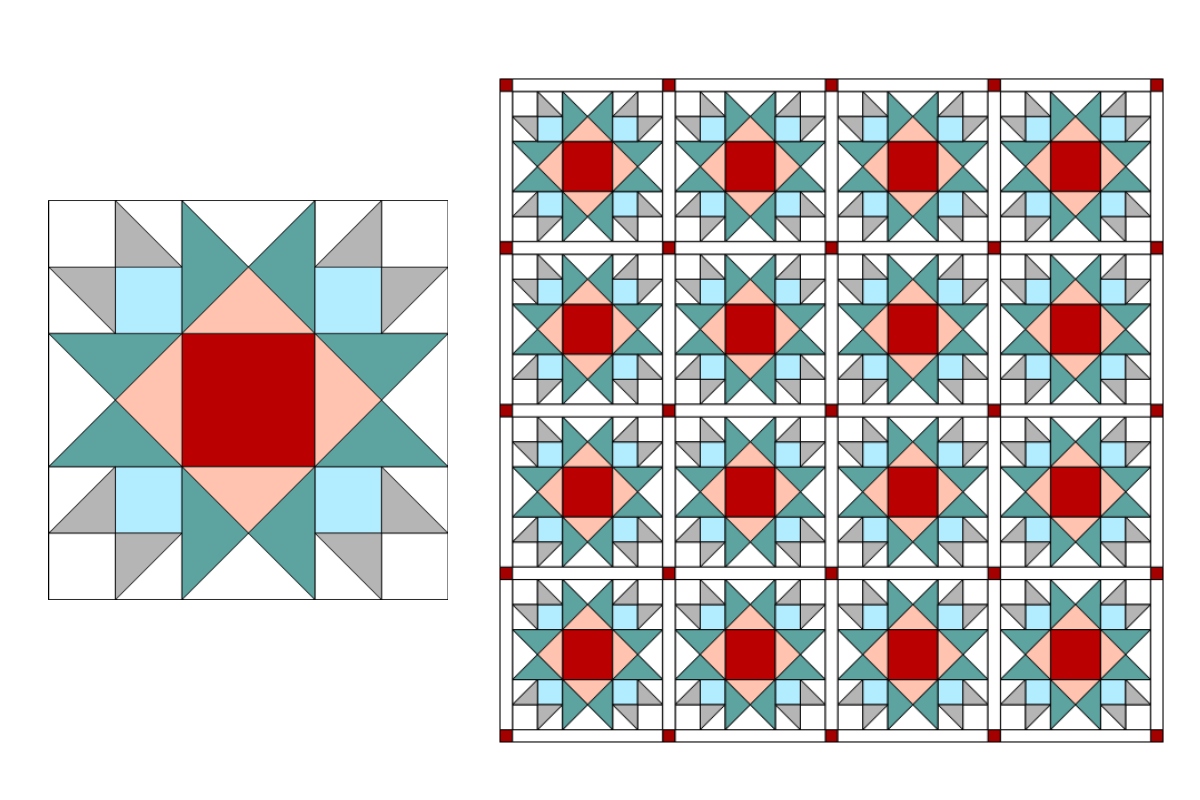 {Classic Quilt Blocks} Ohio Star - Block Variations + A Free Block ...