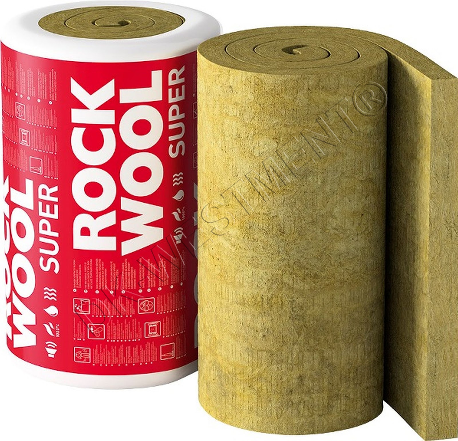 WDVS Fassadendämmung: Rockwool TOPROCK SUPER Steinwolle Klemmfilz