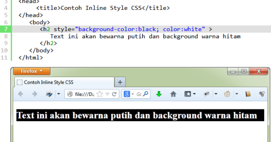 Bang Ezha Sharing: Tutorial Belajar CSS Part 2: Cara Menginput Kode CSS ...