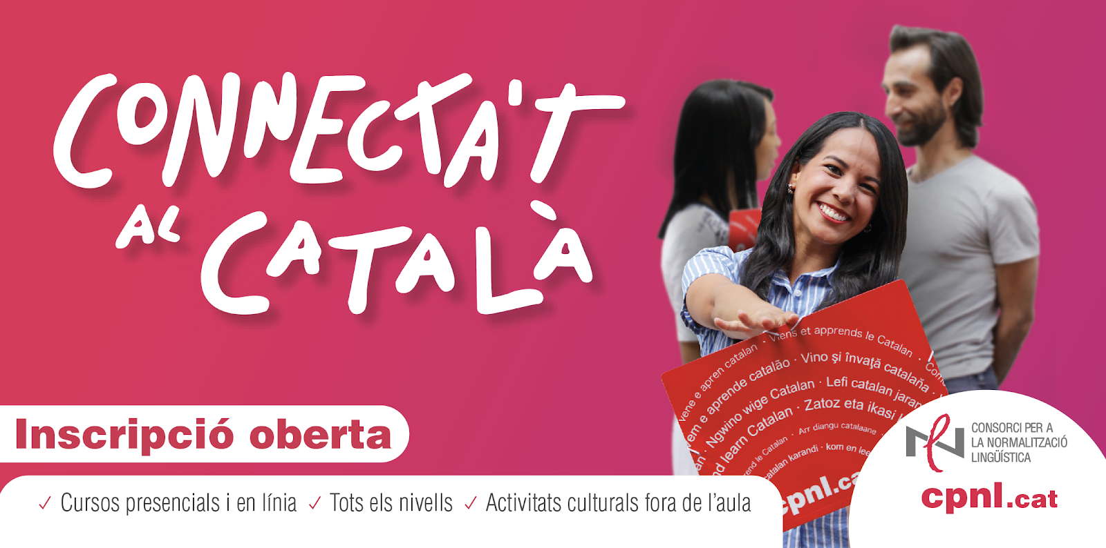 Clica i Aprèn: Inscripció oberta als cursos de català de gener-març