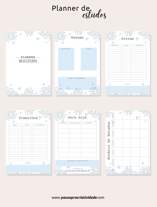 18 modelos de planners 2021 - Financeiro, Mensal, Anual e Diário ...