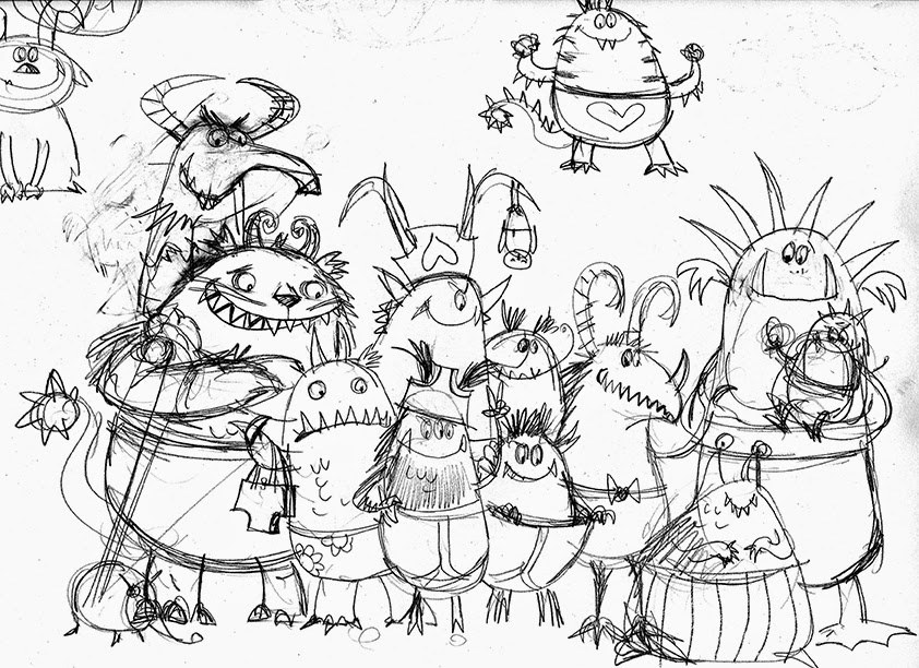 Aliens Loves Underpants Colouring Pages Sketch Coloring Page