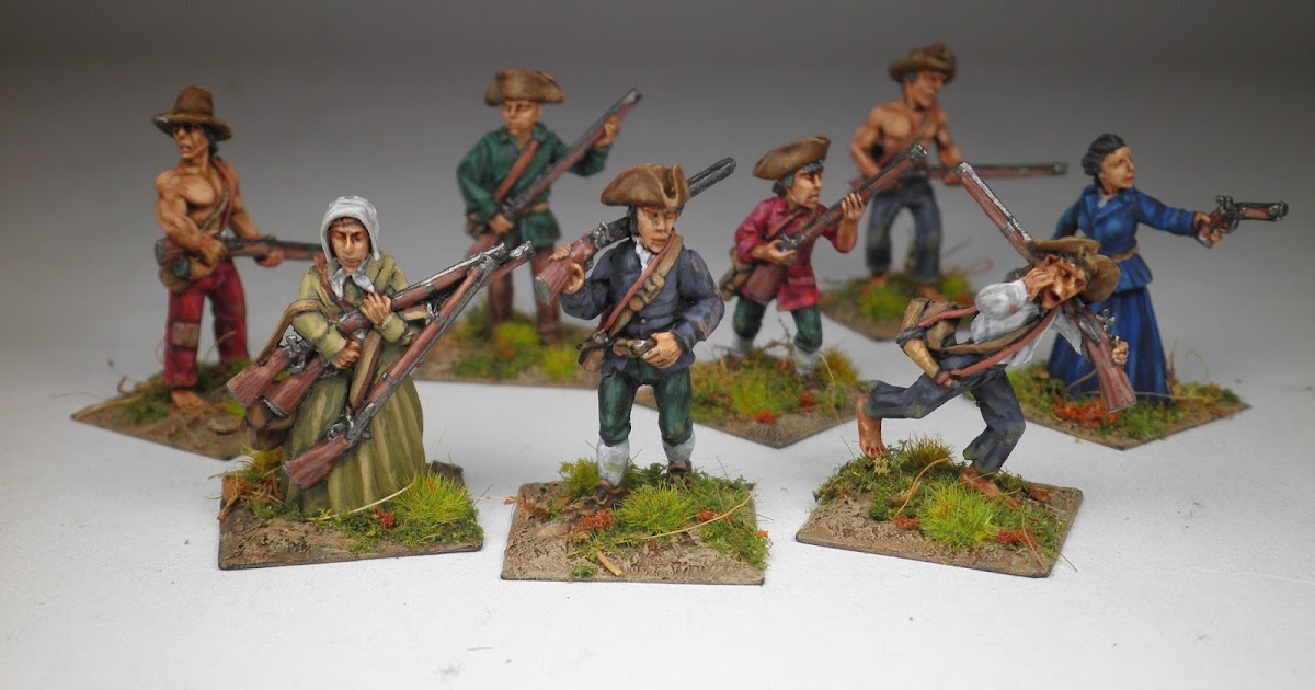 JOHN BOND's WARGAMING STUFF: ARMED COLONIAL SETTLERS 28mm