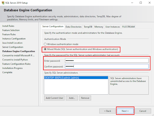 1. ติดตั้ง Microsoft SQL Server Express 2019