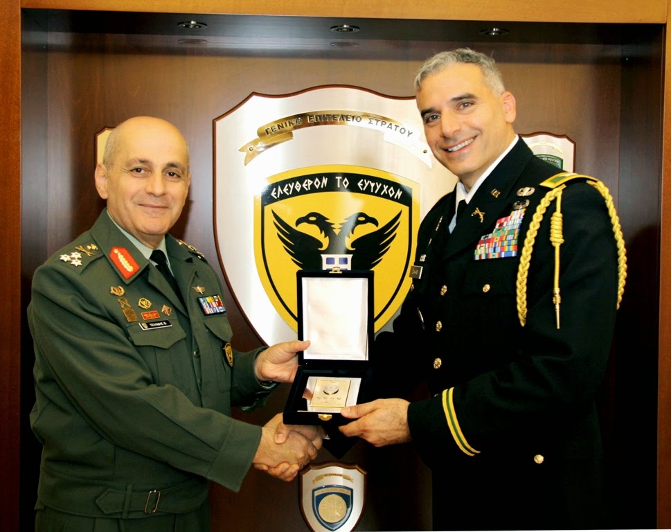 Επίσκεψη του Στρατιωτικού Ακόλουθου‏ των ΗΠΑ Colonel Albert Al Zakaib ...