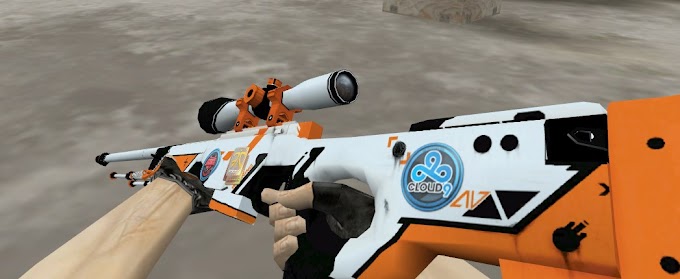 Skin AWP - Asiimov com Stickers (CS:GO) HD para CS 1.6 - CS Revo!