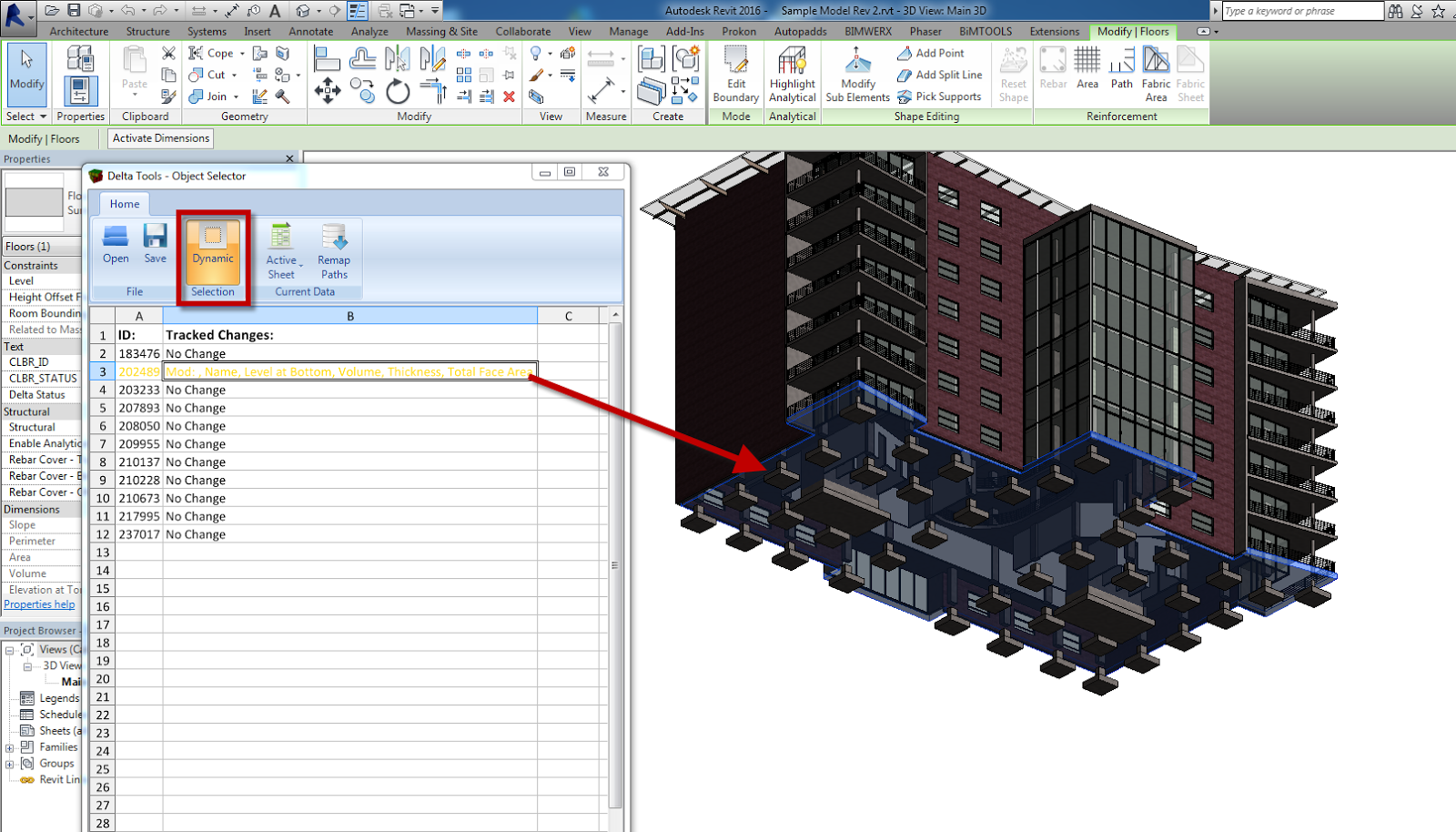 Revit Add-Ons: BIMWERX Delta Tools – Compare Iterations of Models