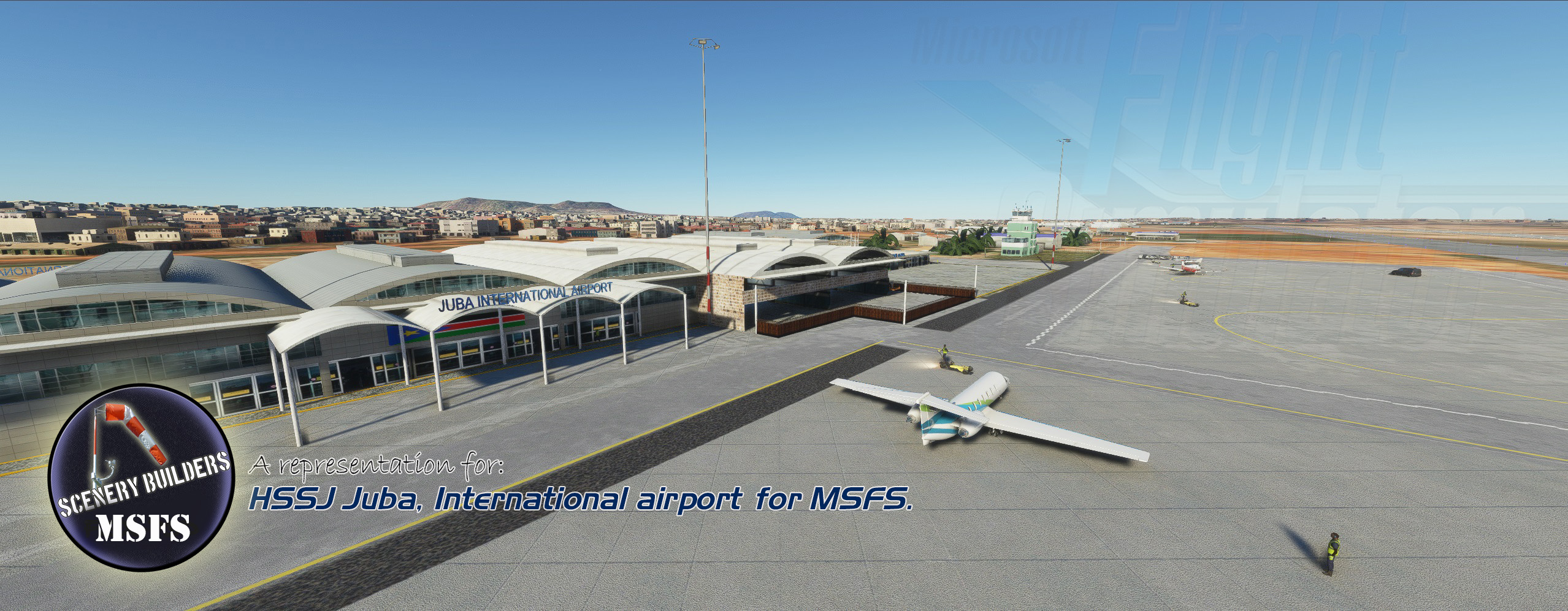 FSX, P3D, MSFS scenerybuilders.: HSSJ Juba International airport MSFS