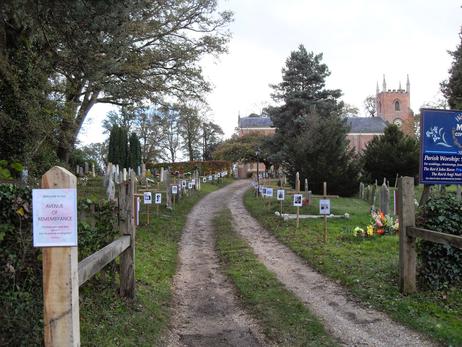 copythornehistory: Our Avenue of Remembrance at St. Mary's Church ...