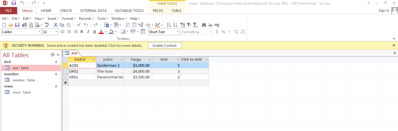 TUTORIAL CONNECT MICROSOFT ACCESS DATABASE PROGRAMMING IN DELPHI 7 ...