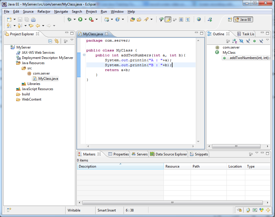 Simple Web Service using SOAP - Java Discover