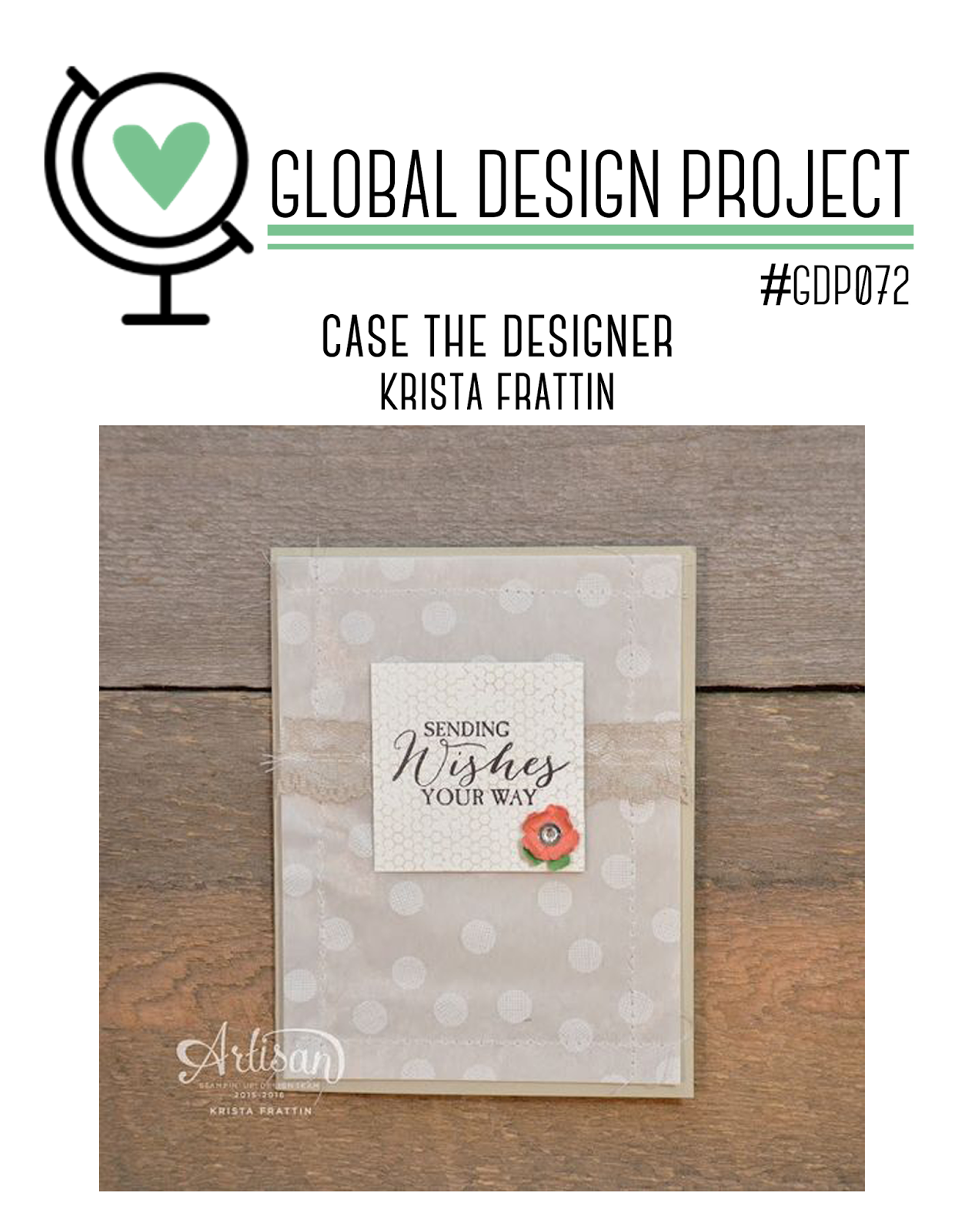Louise Sharp: Global Design Project - CASEing Krista Frattin