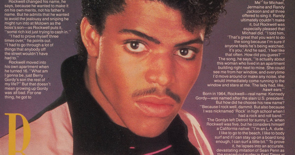 Top Of The Pop Culture 80s: Rockwell Star Hits 1984