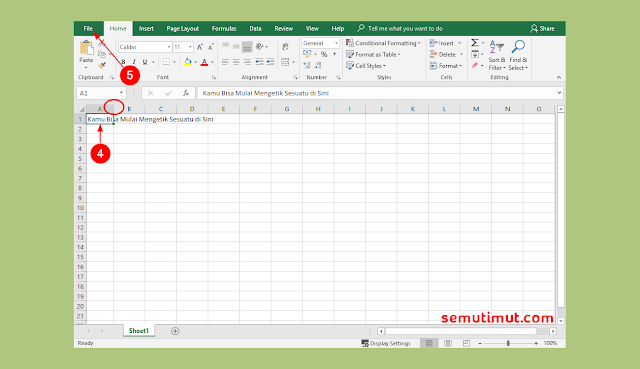 Cara Membuat Dokumen Baru dan Menyimpannya di Excel - SemutImut ... Cara Membuat Dokumen Baru dan Menyimpannya di Excel - SemutImut ...