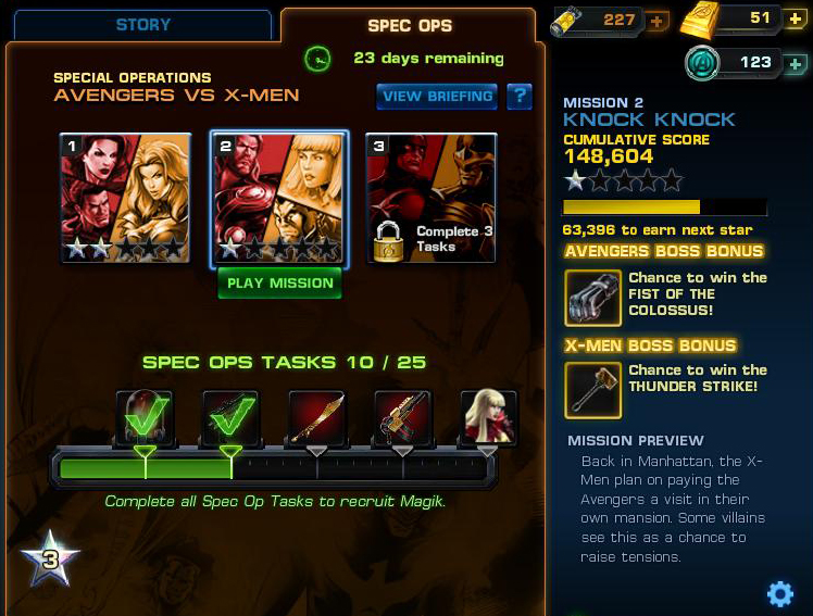 Xcite! The Marvel Avengers Alliance Spec Ops #3 Diary! ~ amanda ...