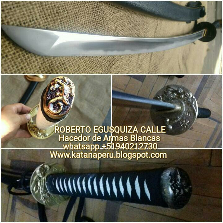 ROBERTO MARIO EGUSQUIZA CALLE, Maestro Hacedor de Espadas y Katanas de ...