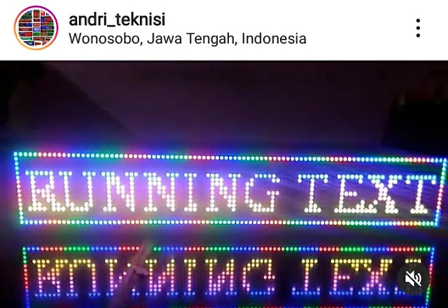 WULAN SHARING: Running Text LED Wonosobo (Pengertian, Model, dan Pemesanan)
