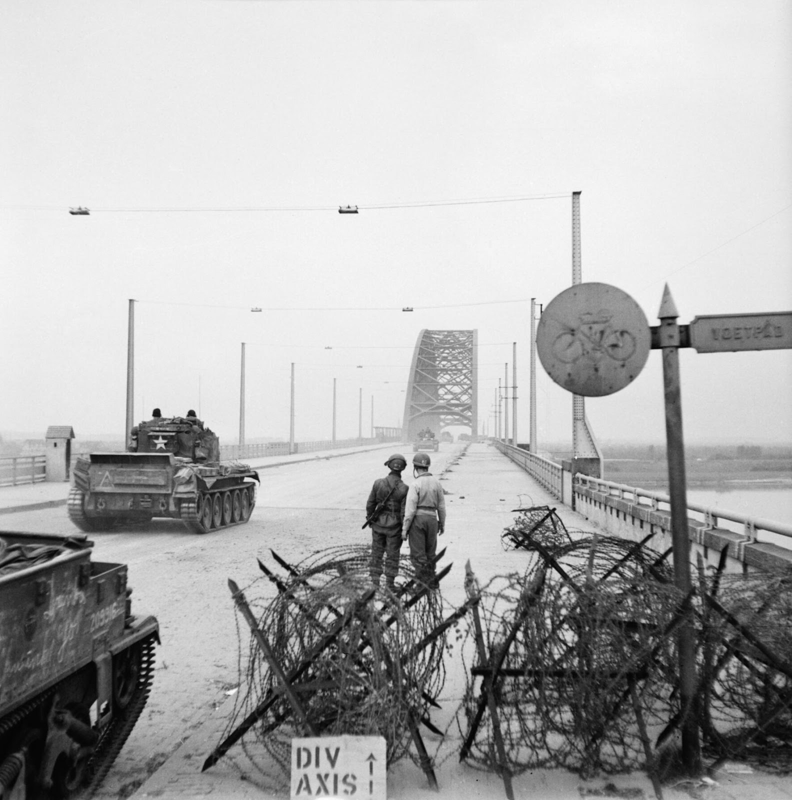 1944. "The Battle of Nijmegen Bridge" by Bill Downs