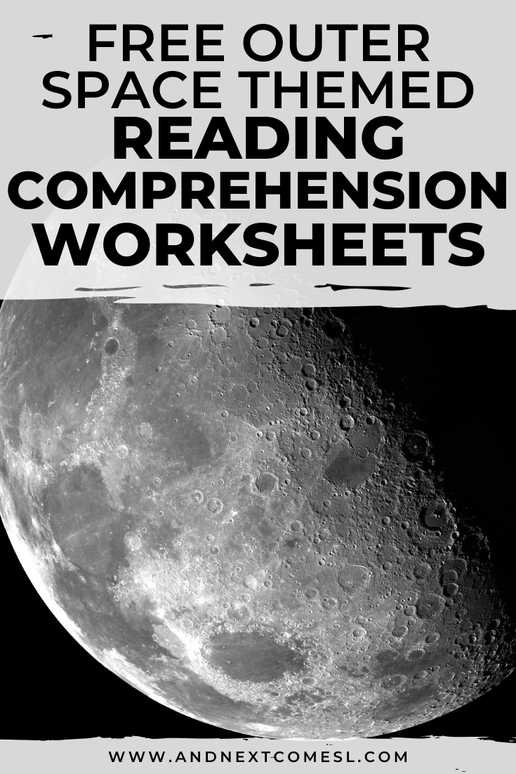Free Outer Space Reading Comprehension Worksheets | And Next Comes L ...