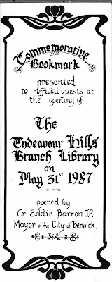 Casey Cardinia - links to our past: Endeavour Hills Library - 1980s