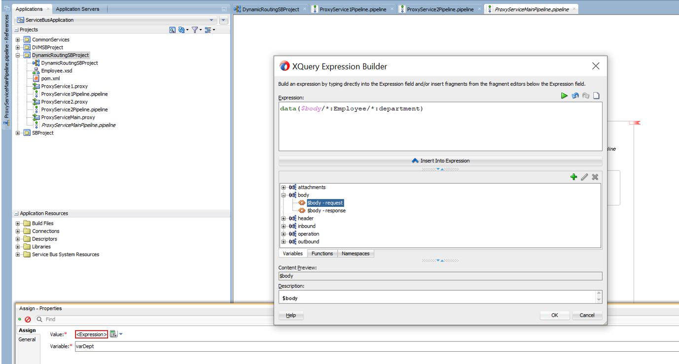 soalicious: 12c OSB - Dynamic routing part1 with Proxy services