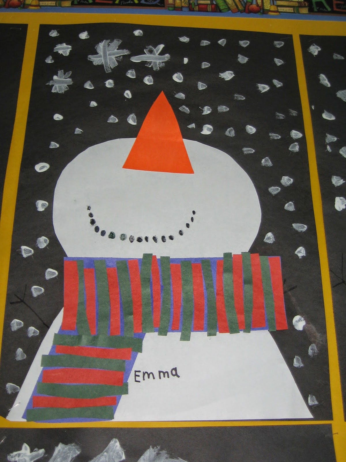 Room 21: Snowmen at Night - Art Lesson on Perspective