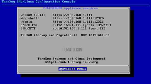 Membangun File Server Menggunakan Turnkey Linux - SIAP UJIAN