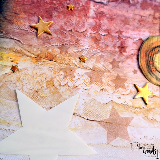 Beautiful Night Scrapbook Layout - More Than Words Challenges