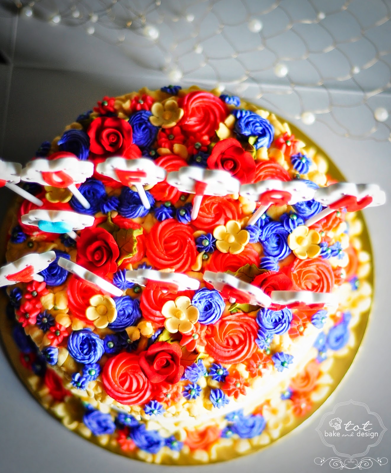 Tutorial : Banner Atas Kek Dari Fondant. - totbakedesign