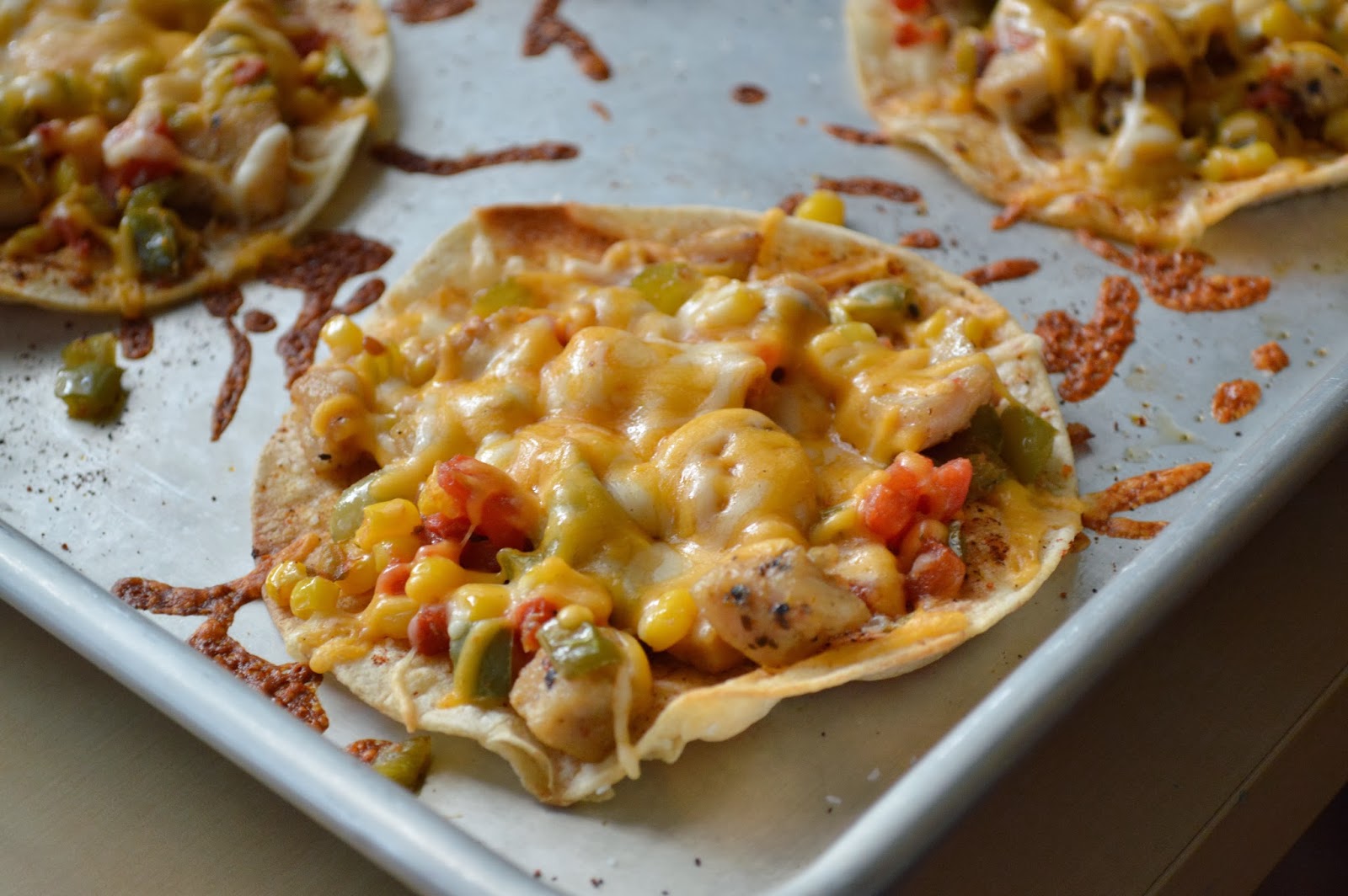 The Art of Comfort Baking: Chicken Fajita Tostados