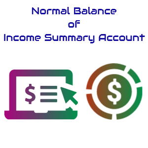 Normal Balance of Income Summary