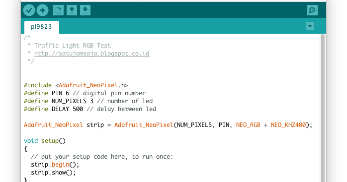 Arduino : Controlling PL9823-F8 RGB LED