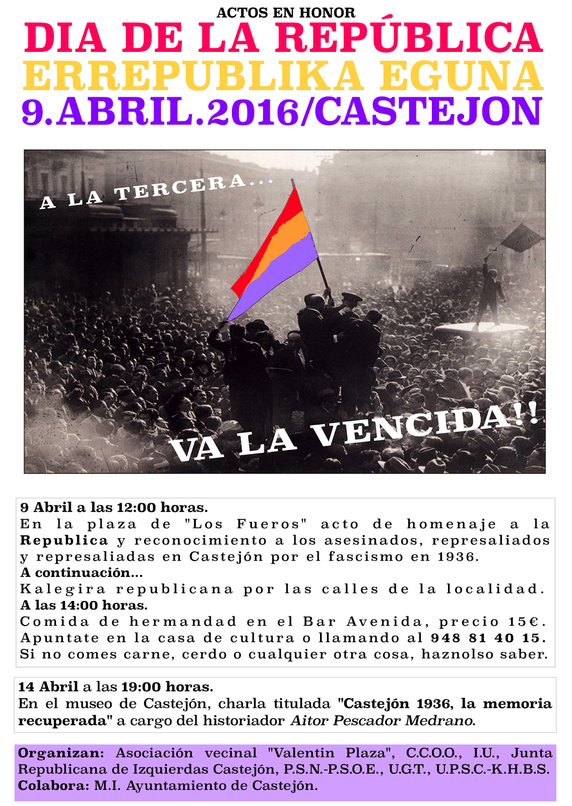 Asociación de vecinas y vecinos VALENTÍN PLAZA: ÚLTIMAS NOTICIAS