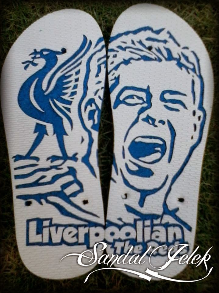 jual sandal swallow ukir unik dan menarik: sendal ukir, material 100% ...