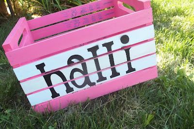 Wood you like to craft?: Personalized Crates from Craft Goodies!!!