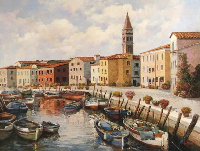 Paul Guy Gantner 1948 ~ Landscape painter | Tutt'Art@ | Pittura ...