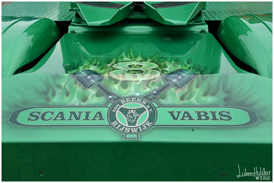SCANIA: Scania Vabis V8 - Adr. Beers N.V. Rijswijk (detail)