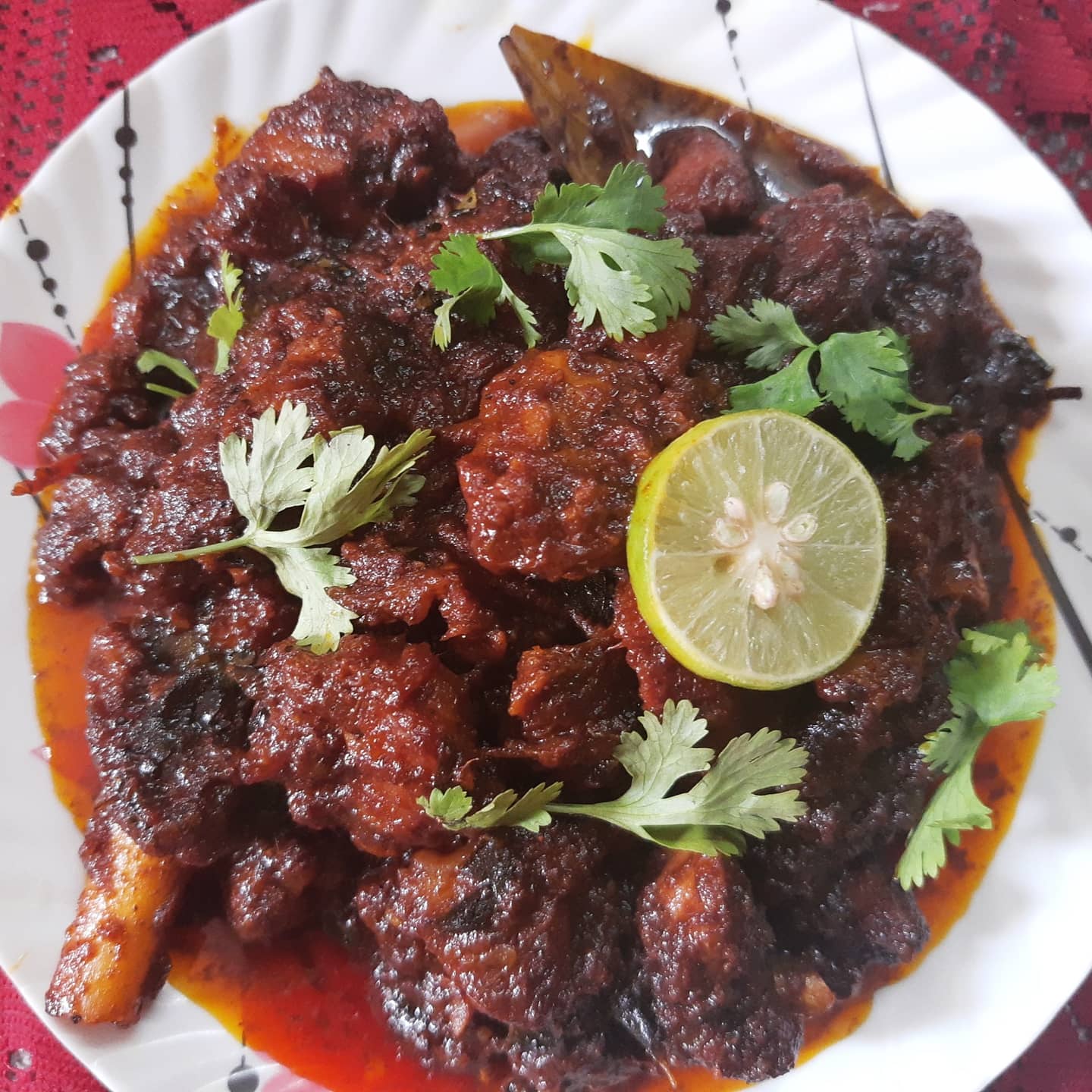 Pepper Mutton Fry in Pressure Cooker